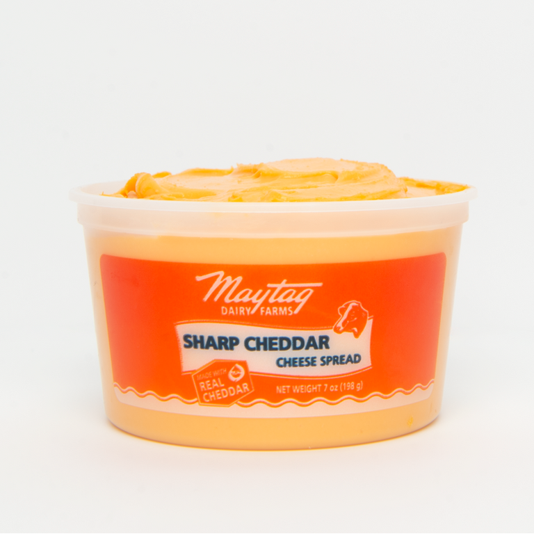 7 oz. Maytag Sharp Cheddar Cheese Spread – Maytag Dairy Farms, LLC