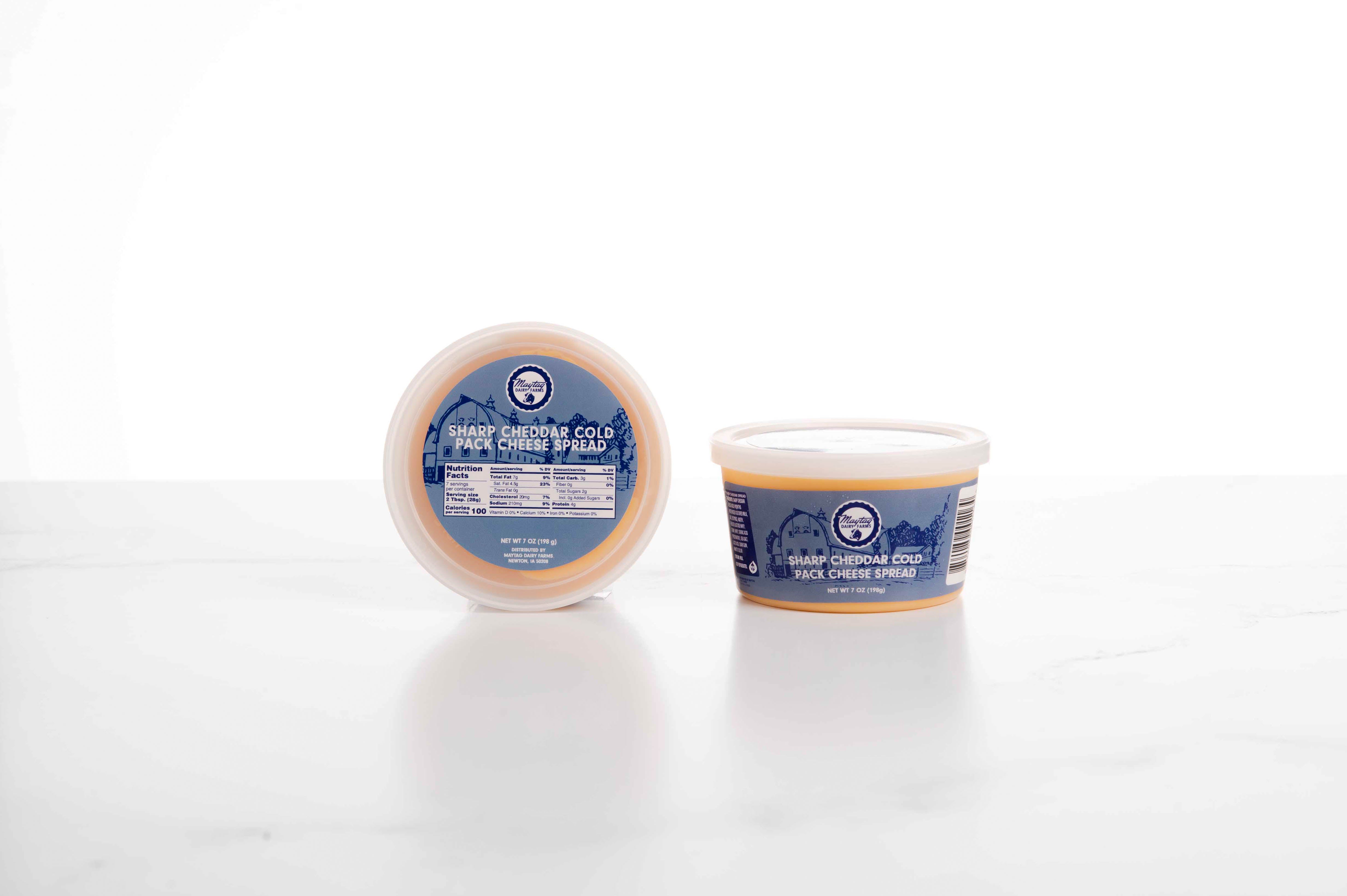7 oz. Maytag Sharp Cheddar Cheese Spread – Maytag Dairy Farms, LLC