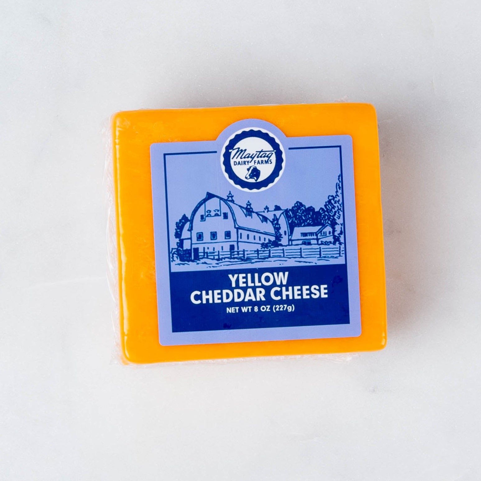 8 oz. Yellow Cheddar – Maytag Dairy Farms, LLC